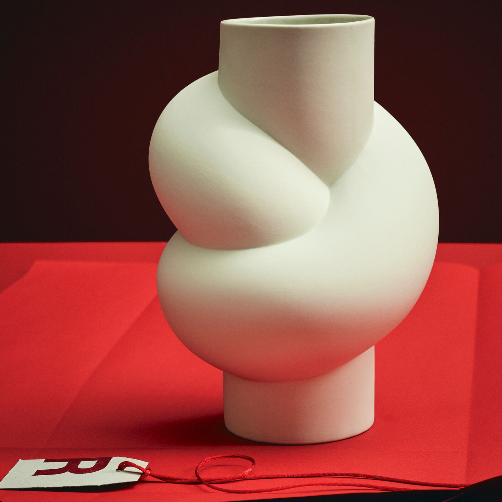 Rosenthal Porcelain, Vase 25 cm, Node White Rosenthal Porcelain, Vase 25 cm, Node White